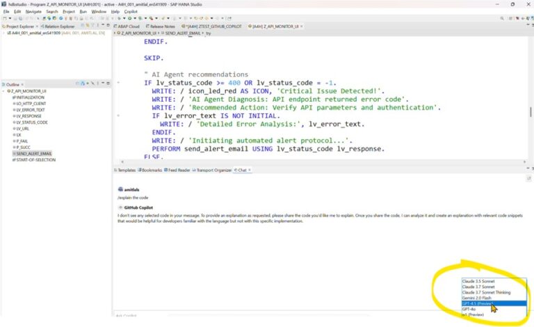 Eclipse + GitHub Copilot = Lightspeed SAP ABAP Development - Argon Systems