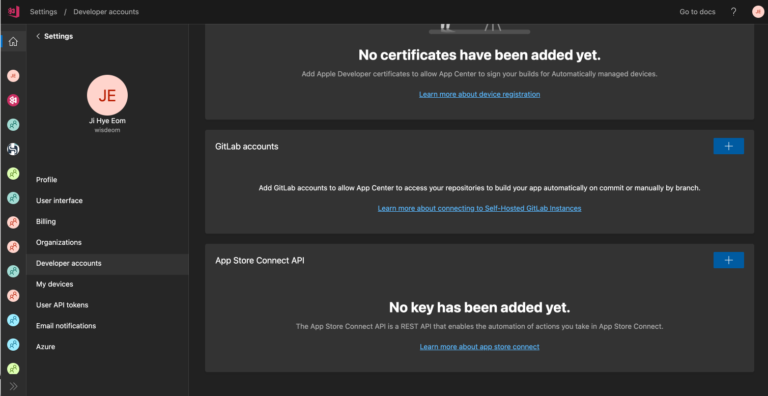 Private Preview for App Store Connect API support - App Center Blog
