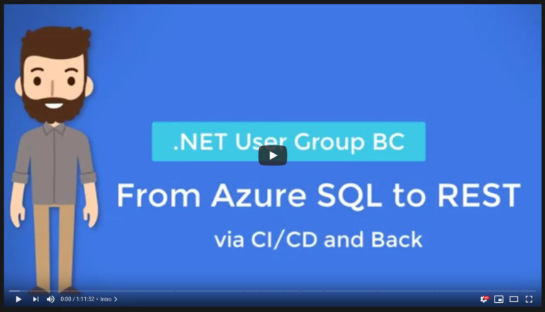 Modern development: creating a REST API, via CI/CD and back - Azure SQL ...
