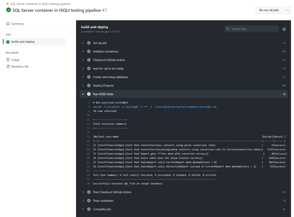 Connecting the Dots of Azure SQL CICD Part 3: Testing with tSQLt