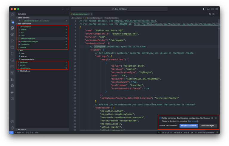 Streamline Development With Azure Sql Database Dev Containers Azure 2320
