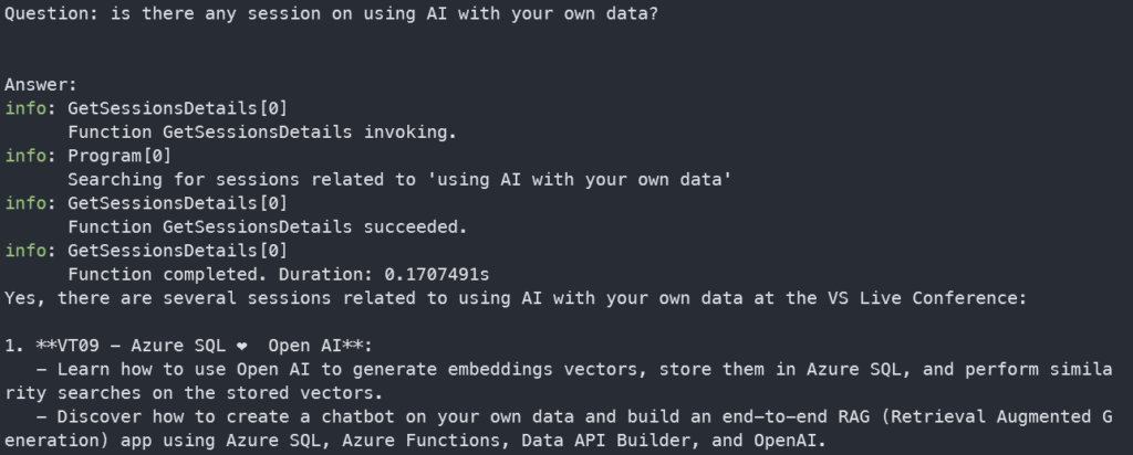 Retrieval Augmented Generation with Azure SQL - Azure SQL Devs’ Corner