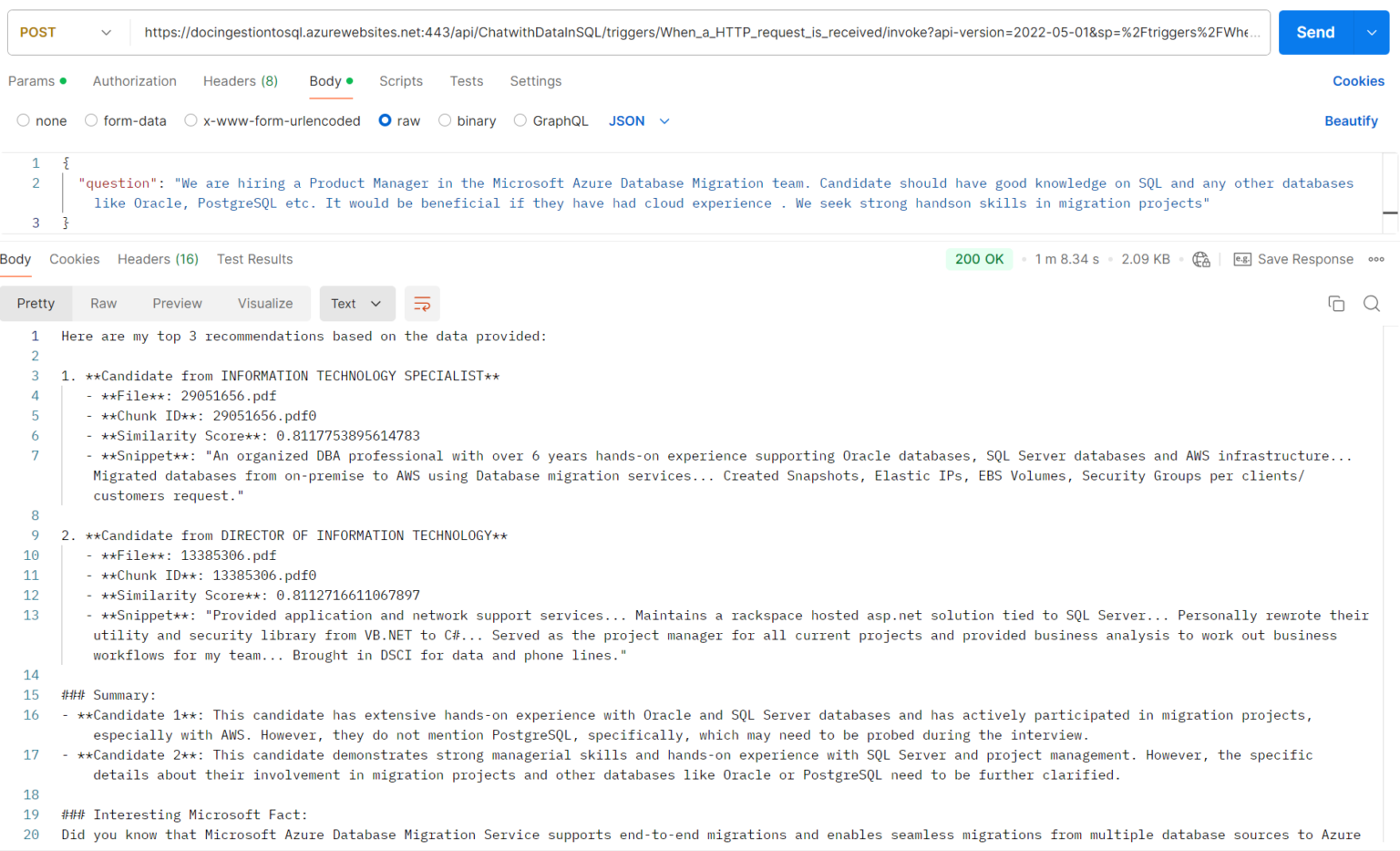 Rag With Sql Vector Store A Low Codeno Code Approach Using Azure Logic Apps Azure Sql Devs 9675