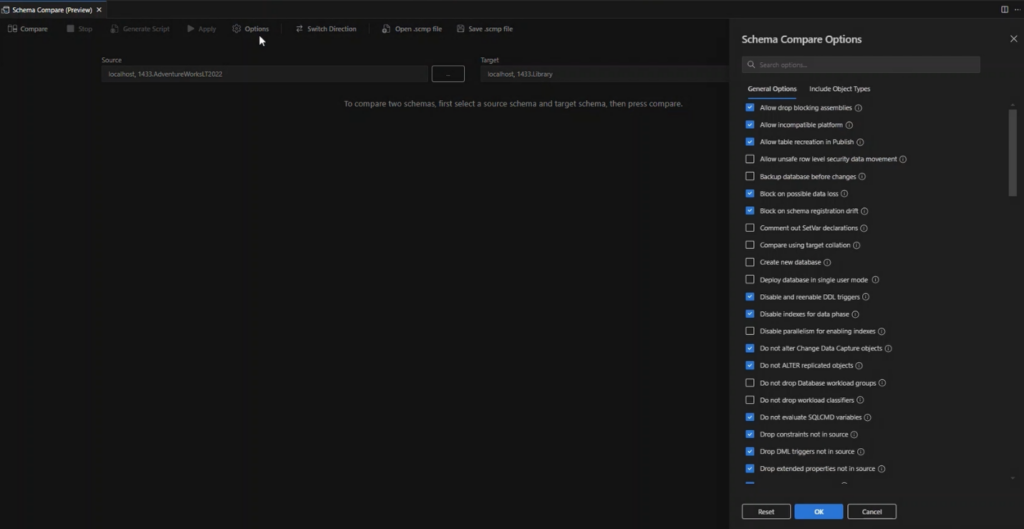 MSSQL Extension for VS Code: Introducing Schema Compare (Preview) - Azure SQL Devs’ Corner