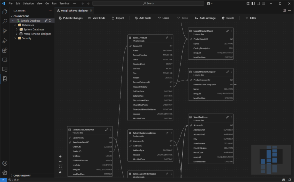 Mssql Extension For Vs Code Introducing Schema Designer Preview Azure Sql Devs Corner