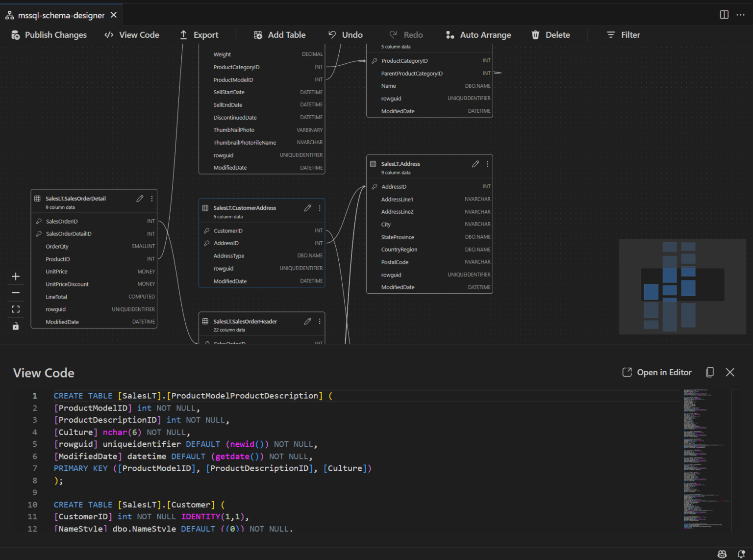 Mssql Extension For Vs Code Introducing Schema Designer Preview Azure Sql Devs Corner