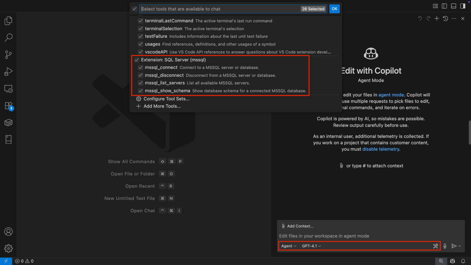 What’s New in MSSQL Extension for VS Code v1.33