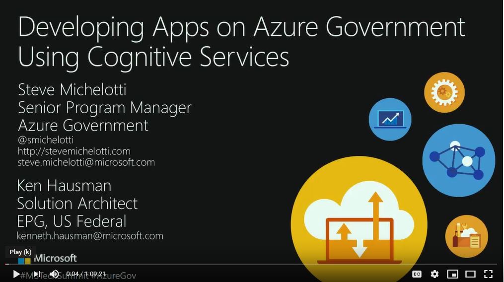 Introducing the Azure Government Video Library - Azure Government
