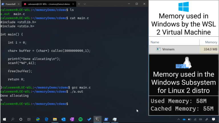 Memory Reclaim in the Windows Subsystem for Linux 2 - Windows Command Line