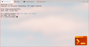 Windows Terminal Preview v0.7 Release - Windows Command Line