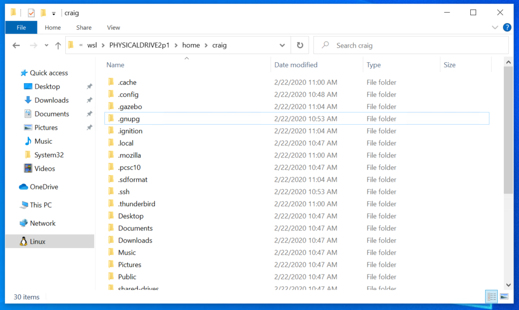 Access Linux Filesystems In Windows And Wsl 2 Windows Command Line