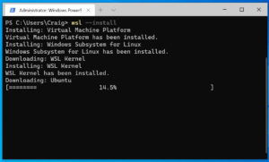 Distro installation added to WSL -install in Windows 10 insiders ...