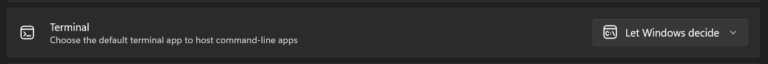 Windows Terminal is now the Default in Windows 11 - Windows Command Line