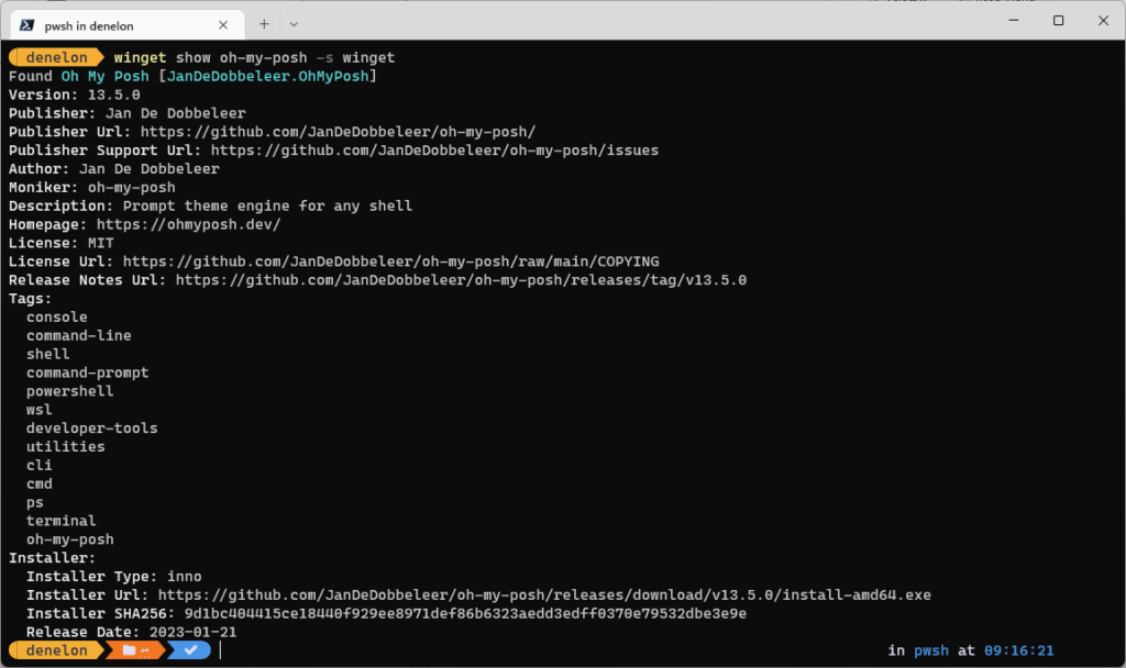 Windows Package Manager 1.4 - Windows Command Line