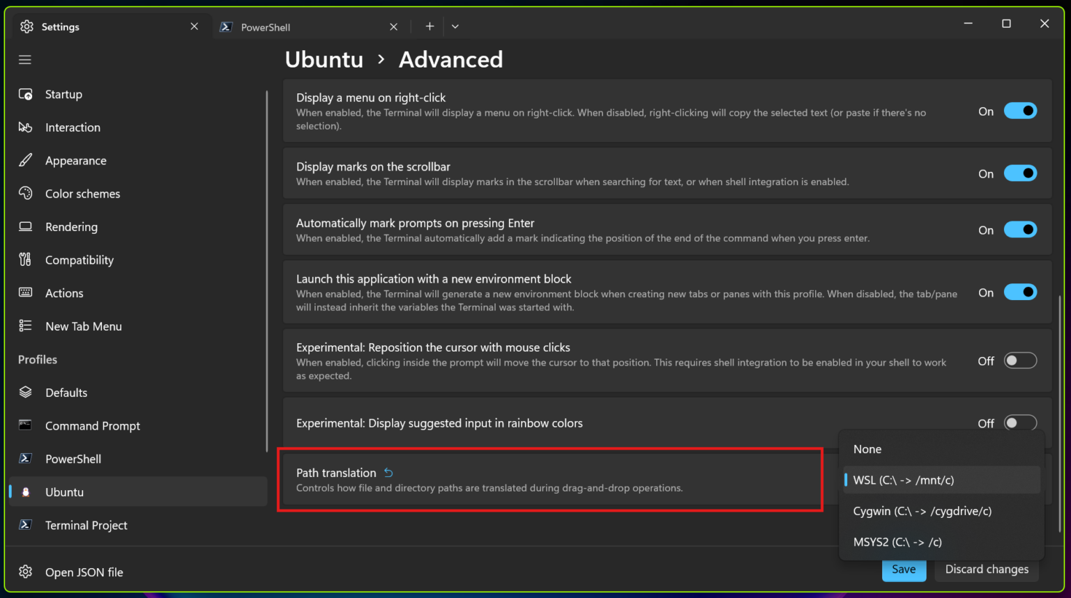 Windows Terminal Preview 1.23 Release - Windows Command Line