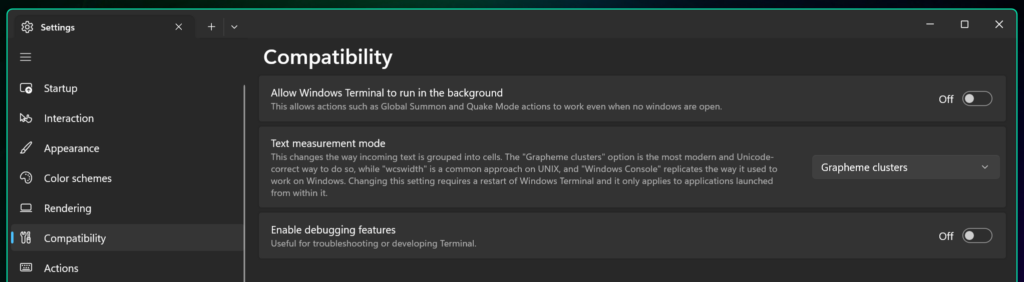 Windows Terminal Preview 1.23 Release - Windows Command Line