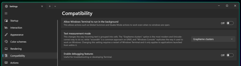 Windows Terminal Preview 1.23 Release - Windows Command Line