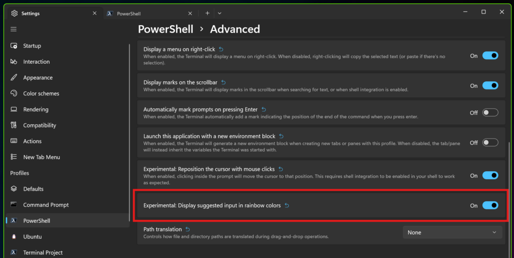 Windows Terminal Preview 123 Release Windows Command Line