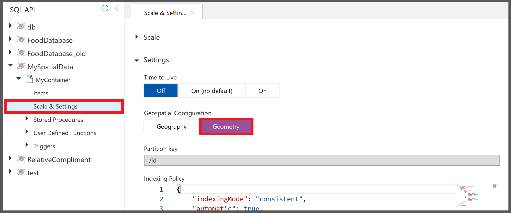 Using spatial geometry data in Azure Cosmos DB | LaptrinhX / News