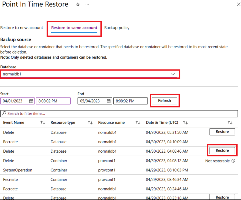 Do More With Granular Control In New Backup Features For Azure Cosmos Db At Low Cost Azure