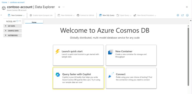 Microsoft Copilot For Azure Enables Natural Language Queries For Azure Cosmos Db Data Azure