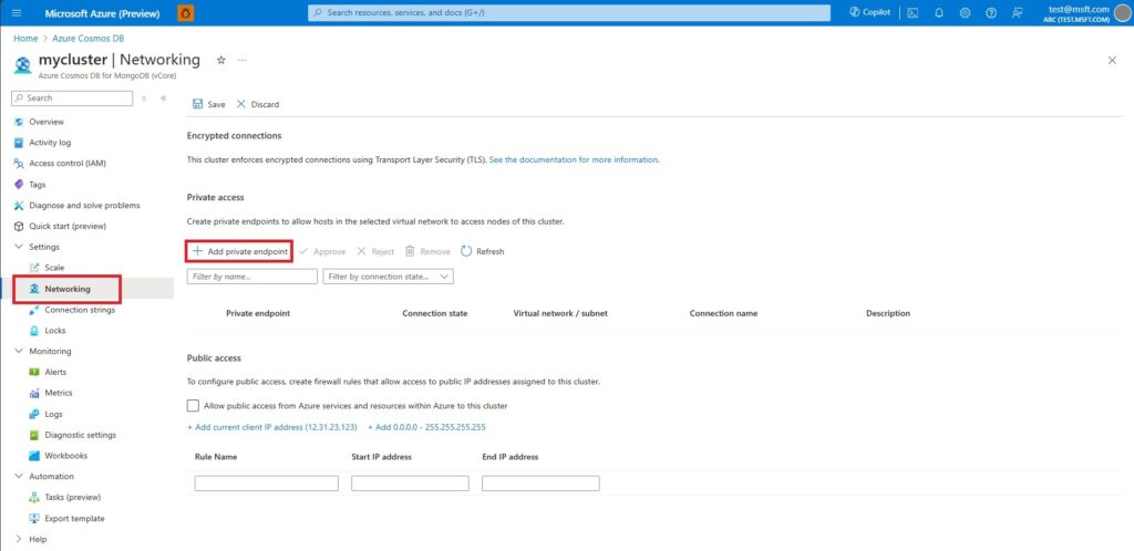 Private Link In Azure Cosmos Db For Mongodb Vcore Is Generally Available Azure Cosmos Db Blog