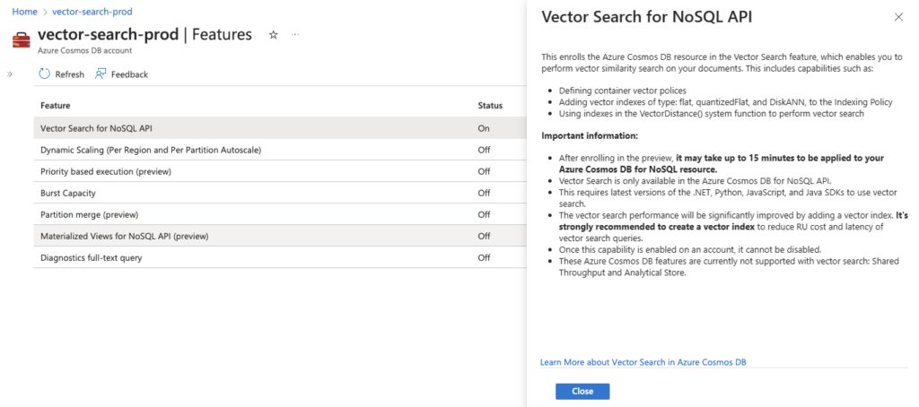 New Vector Search, Full Text Search, and Hybrid Search Features in Azure Cosmos DB for NoSQL ...