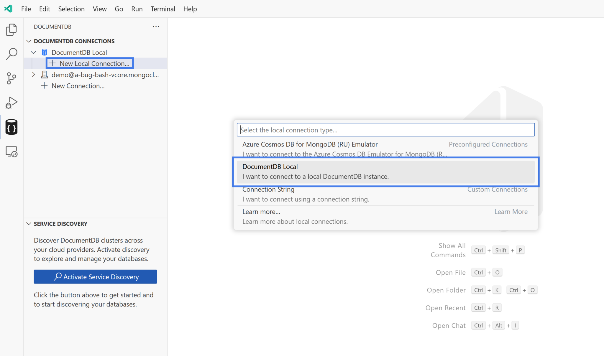 Documentdb Local Mongodb Api On Your Machine Azure Cosmos Db Blog