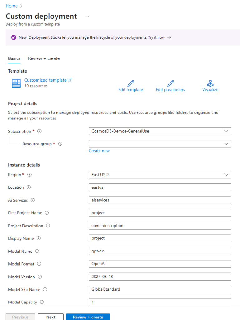 Azure Ai Foundry Connection For Azure Cosmos Db And Byo Thread Storage