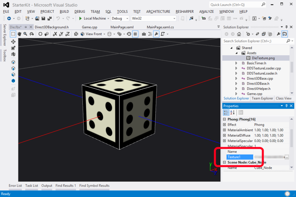 Developing an app with the Visual Studio 3D Starter Kit, part 1 of 3 ...