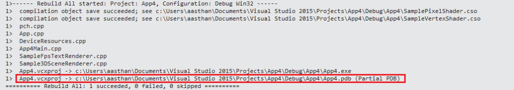 /Debug:FASTLINK for VS2015 Update 1 - C++ Team Blog