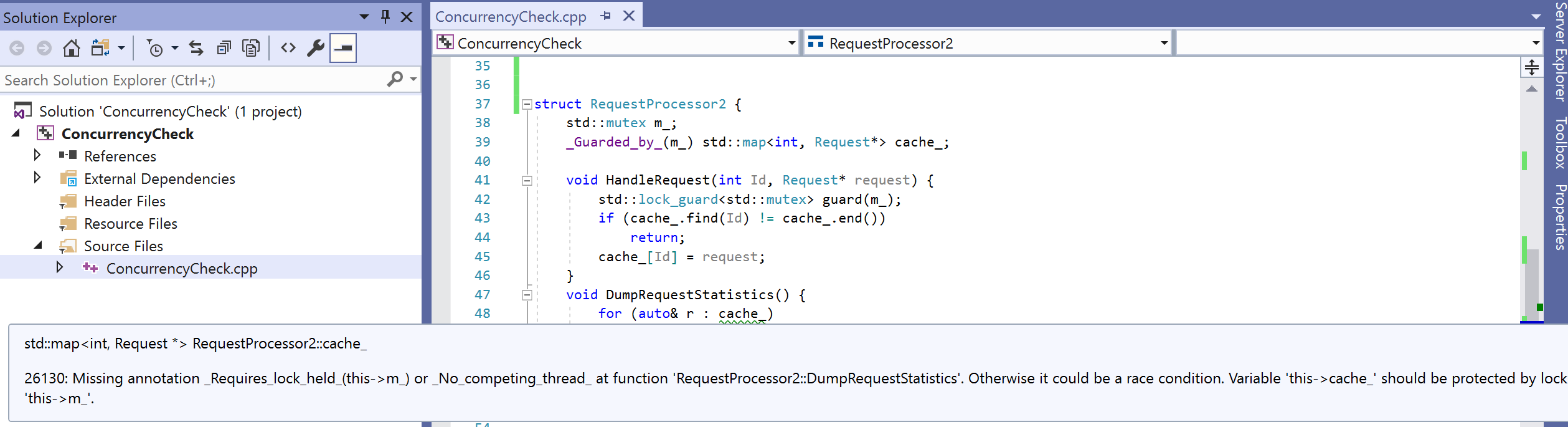 Concurrency Code Analysis In Visual Studio 2019 C Team Blog Concurrency Code Analysis In Visual Studio 2019 C Team Blog