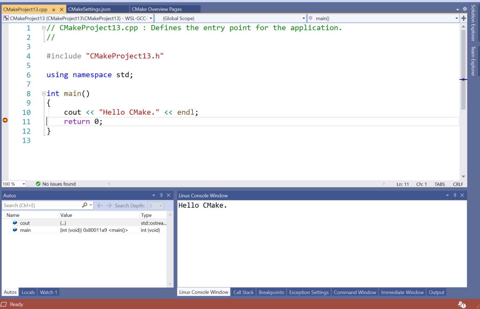 C++ with Visual Studio 2019 and Windows Subsystem for Linux (WSL) - C++ Team Blog