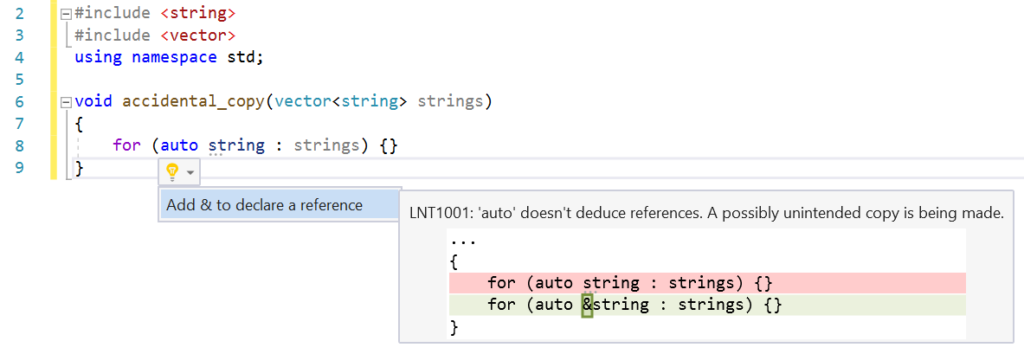 IntelliSense Code Linter for C++ - C++ Team Blog