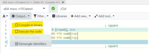 Execution and Static Analysis Support for MSVC on Compiler Explorer ...