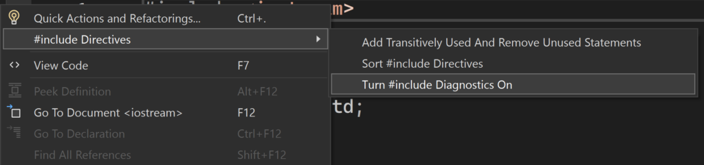 #include Diagnostics in Visual Studio - C++ Team Blog