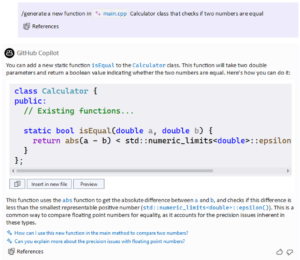 Quick Tips for using Copilot Chat with C++ in Visual Studio - C++ Team Blog