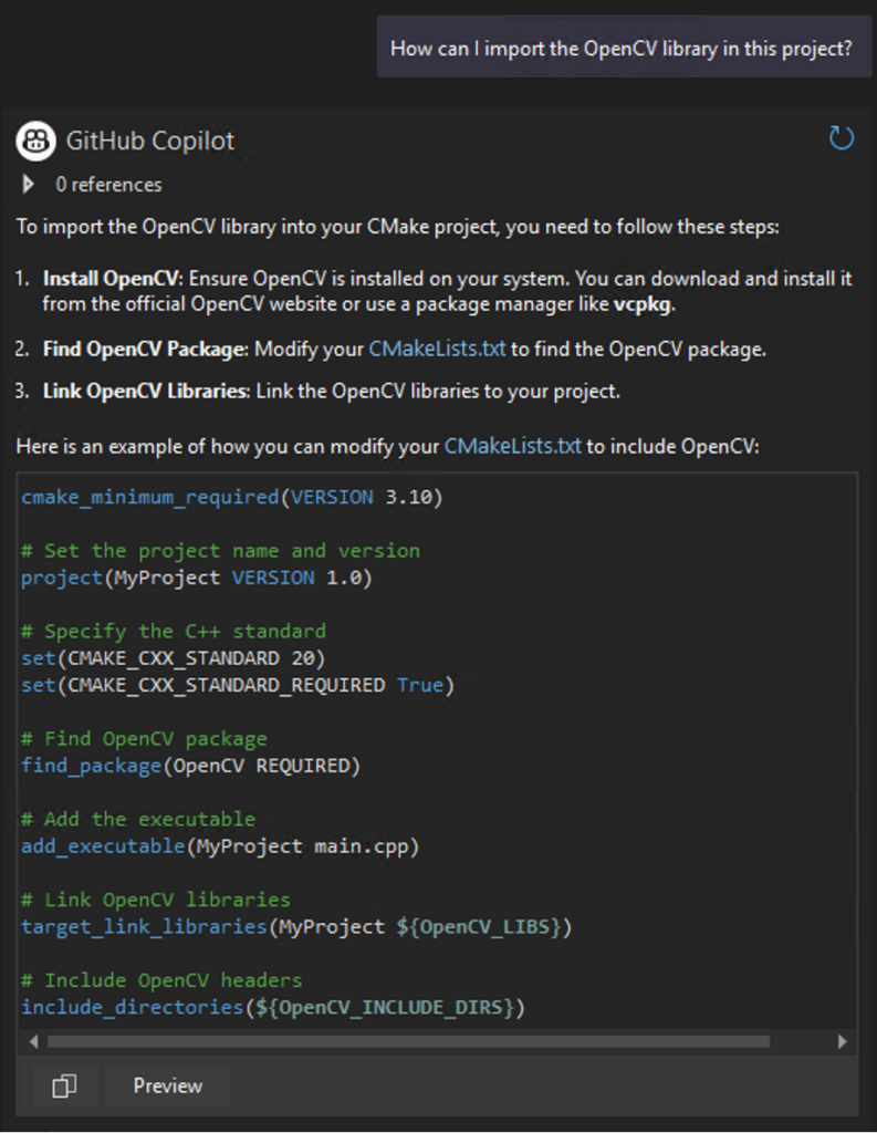 Boost Your Cmake Development With Copilot Custom Instructions C Team Blog