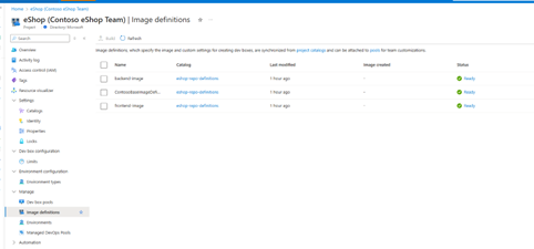 Use Dev Box Team Customizations and Imaging to streamline your team’s development workflow ...