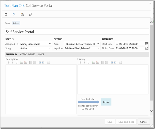 Test Plan And Test Suite Customization With Tfs2013 Update3 Azure Devops Blog 