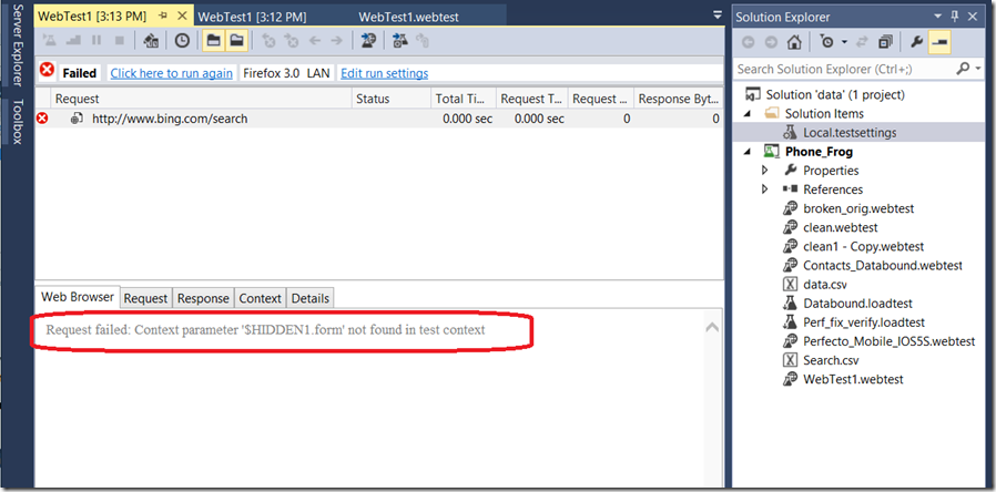 Binding A Cloud Load Test To A Data Source Azure Devops Blog