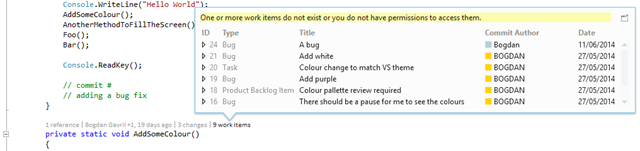 CodeLens for Git improvements in Visual Studio 2013 Ultimate Update 3 RC - Azure DevOps Blog