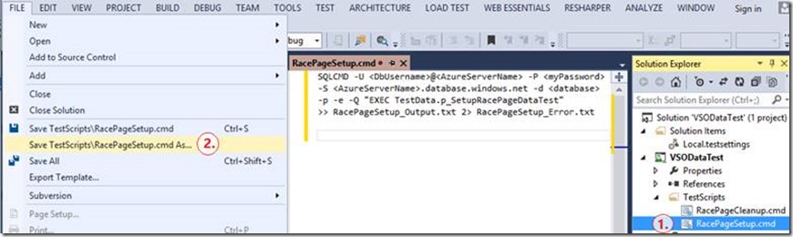 Data-Driven Load Tests using Visual Studio Online and SQL Azure - Azure ...