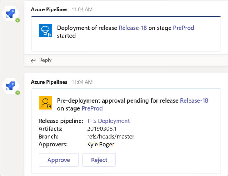 Announcing the Azure Pipelines app for Microsoft Teams - Azure DevOps Blog Announcing the Azure Pipelines app for Microsoft Teams - Azure DevOps Blog