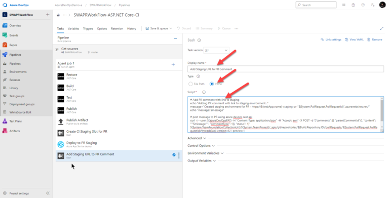 Static Web App PR Workflow for Azure App Service Using Azure DevOps - Azure DevOps Blog