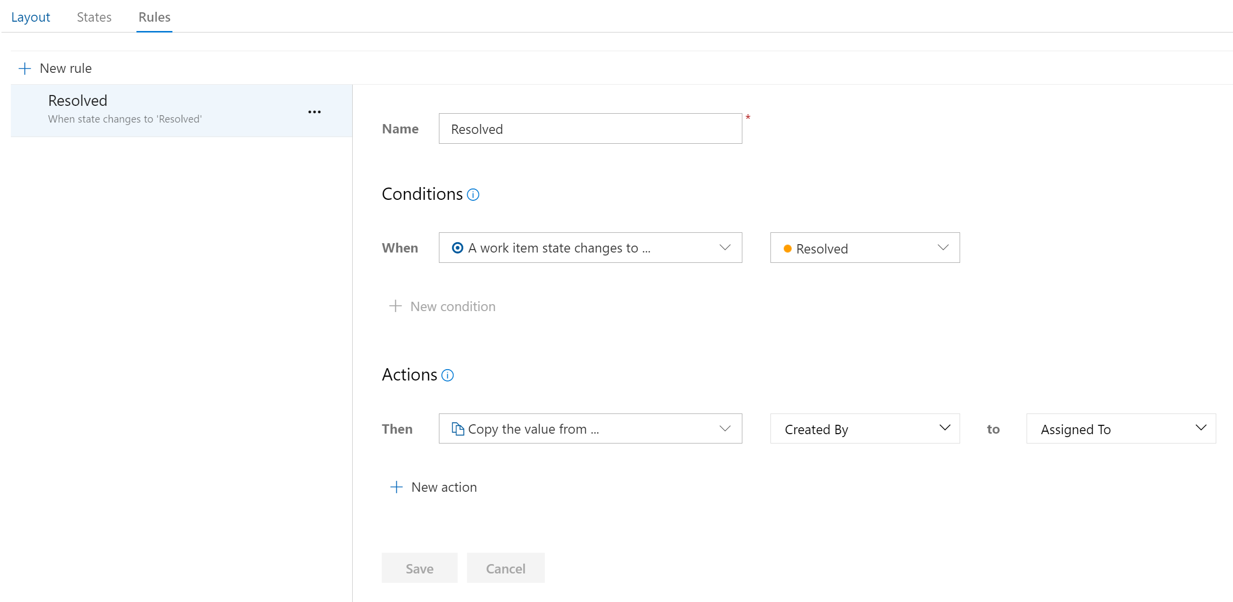 Removing Assigned To Rule From Bug Azure Devops Blog