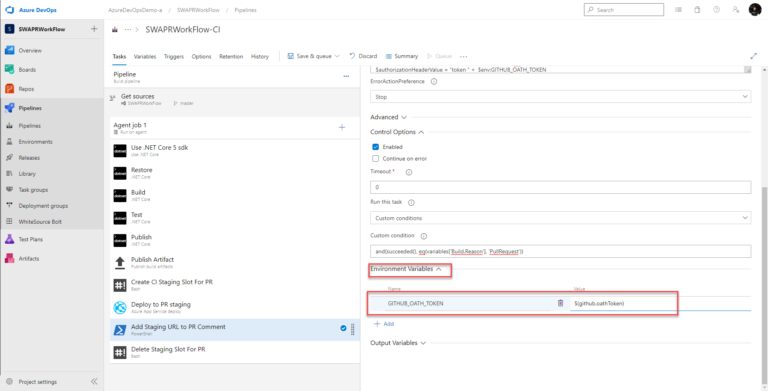 Static Web App PR Workflow for Azure App Service using Azure DevOps Pt ...
