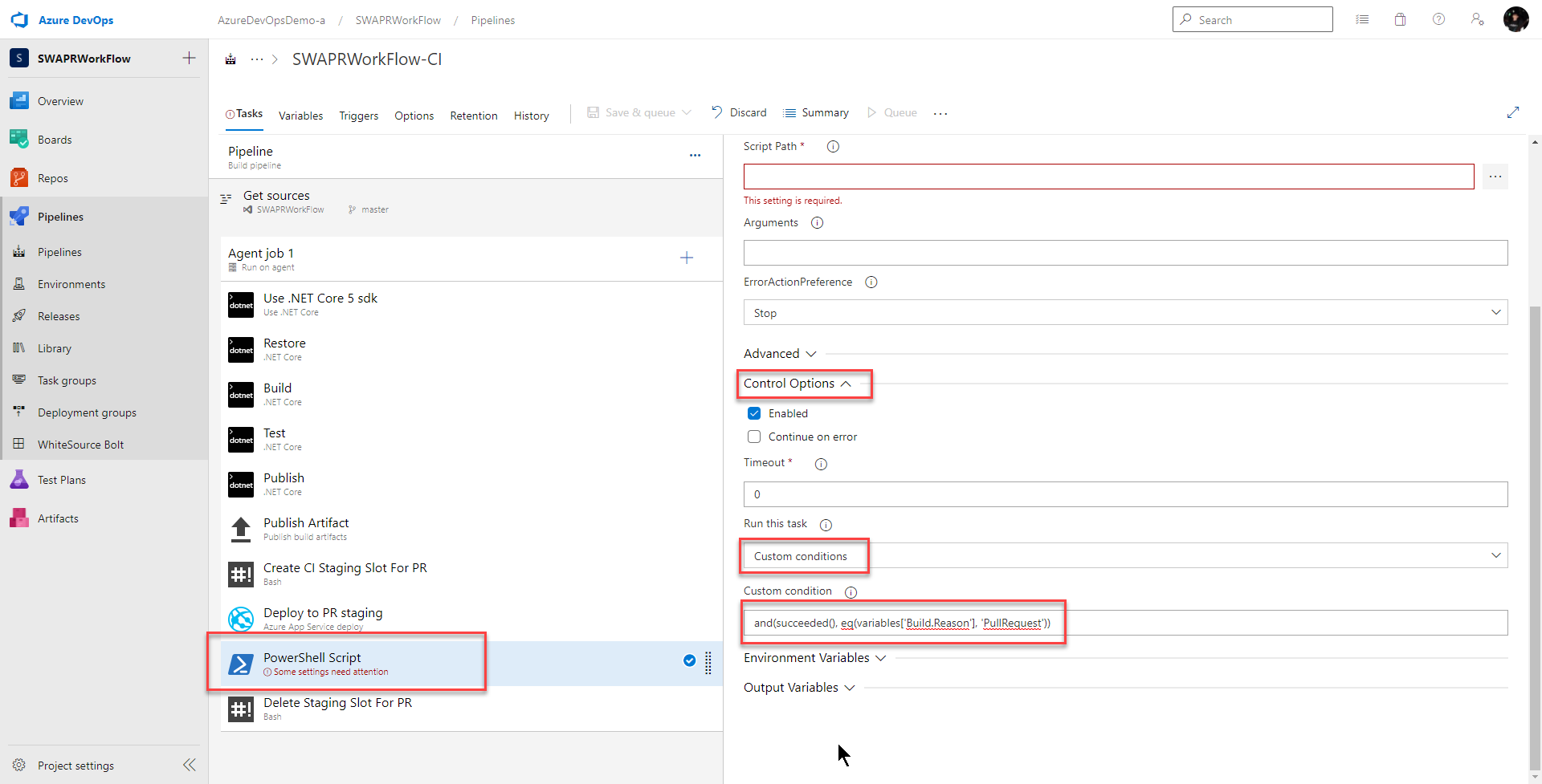Static Web App Pr Workflow For Azure App Service Using Azure Devops Pt