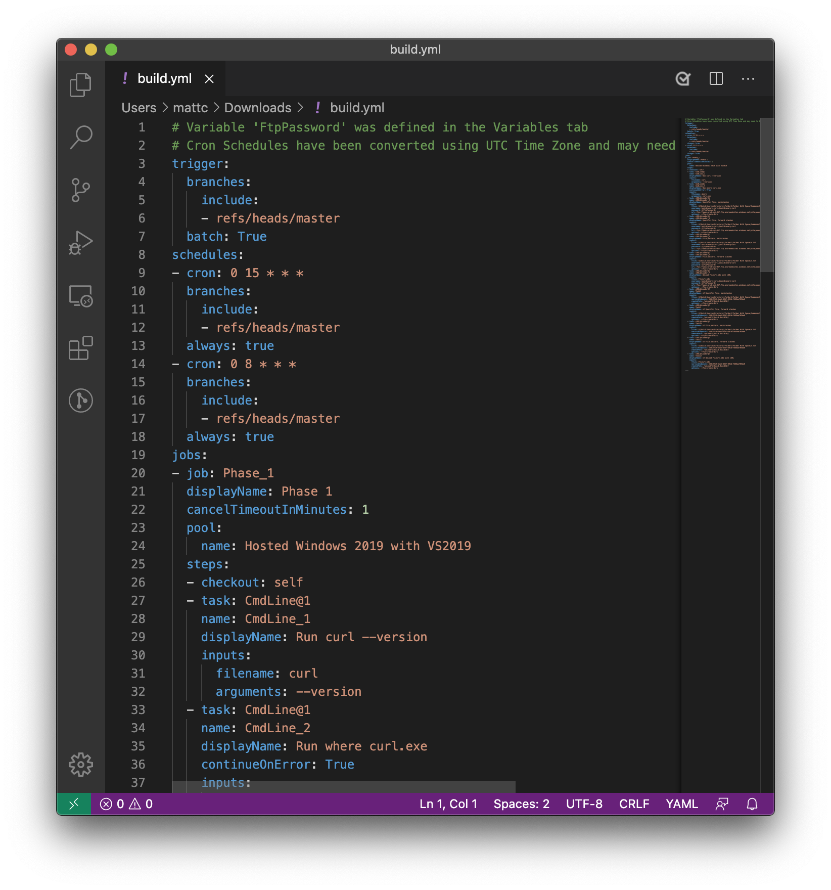 Replacing View YAML Azure DevOps Blog