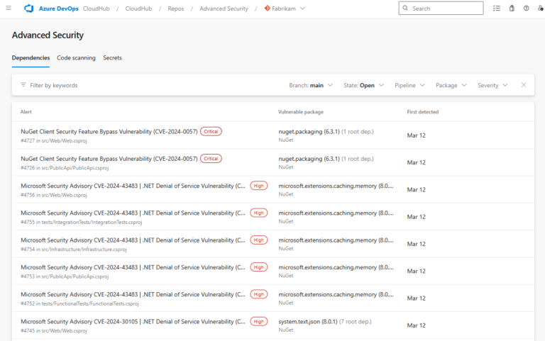 Automate Your Open Source Dependency Scanning With Advanced Security Azure Devops Blog